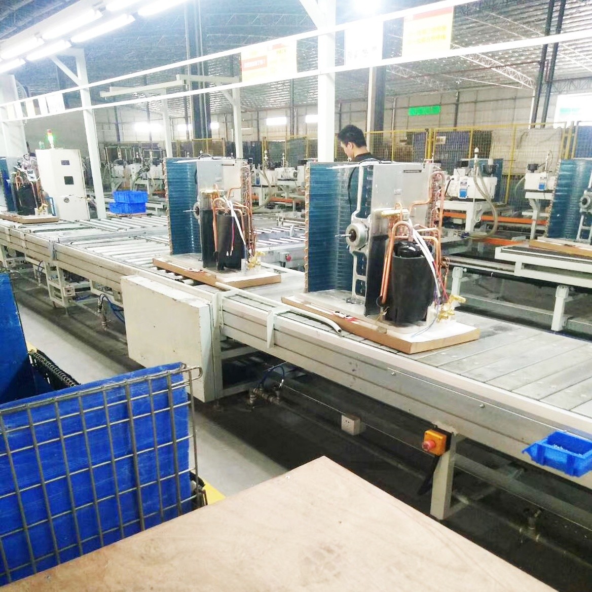 Industrial Auto Conveyor Air Conditioner Assembly Line ISO9001 Certified