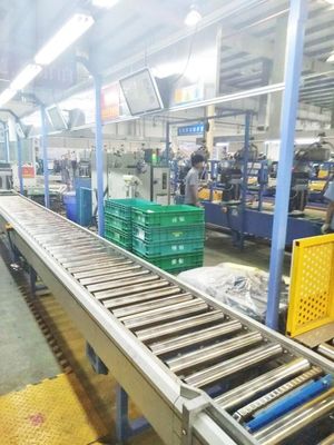 PLC Controlled Manual Assembly Line For Split Floor Standing Duct Type ...