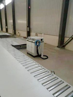 PLC Controlled Manual Assembly Line For Split Floor Standing Duct Type ...