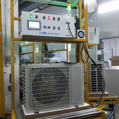 PLC Controlled Manual Assembly Line For Split Floor Standing Duct Type ...