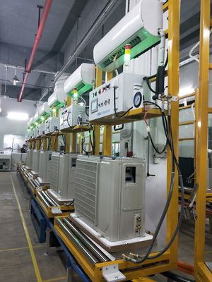 380V Outdoor Unit Air Conditioner Assembly Line With Galvanized Steel ...